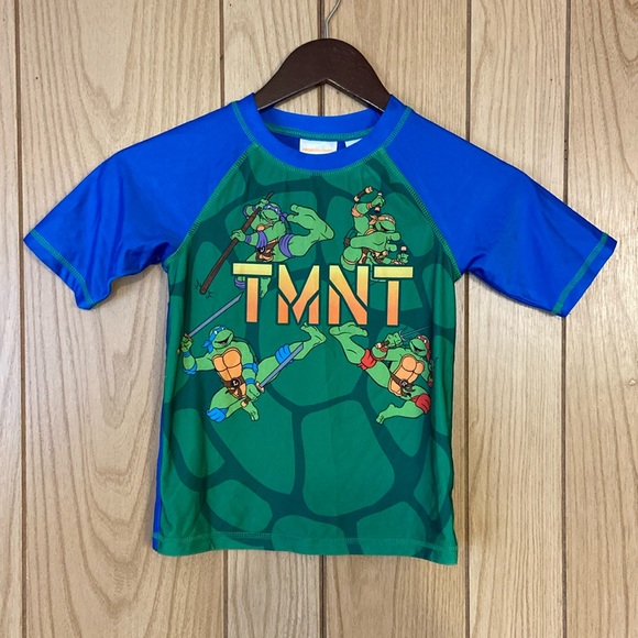 Nickelodeon | Swim | Teenage Mutant Ninja Turtles Nickelodeon Tmnt Rash Guard Swim Boys | Poshmark